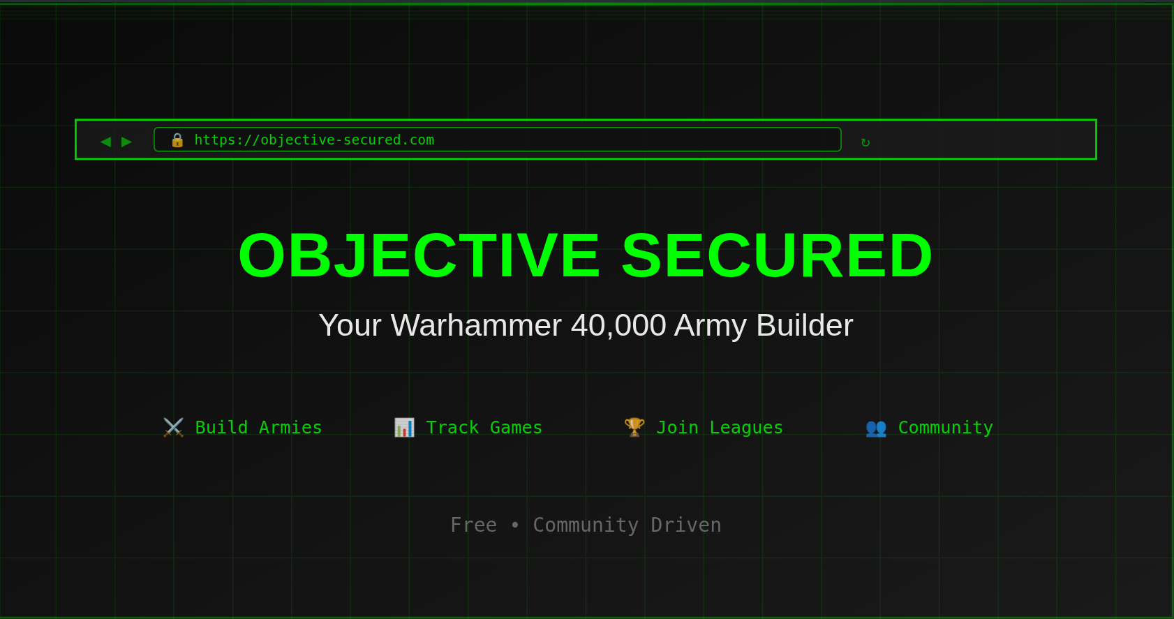 Objective Secured